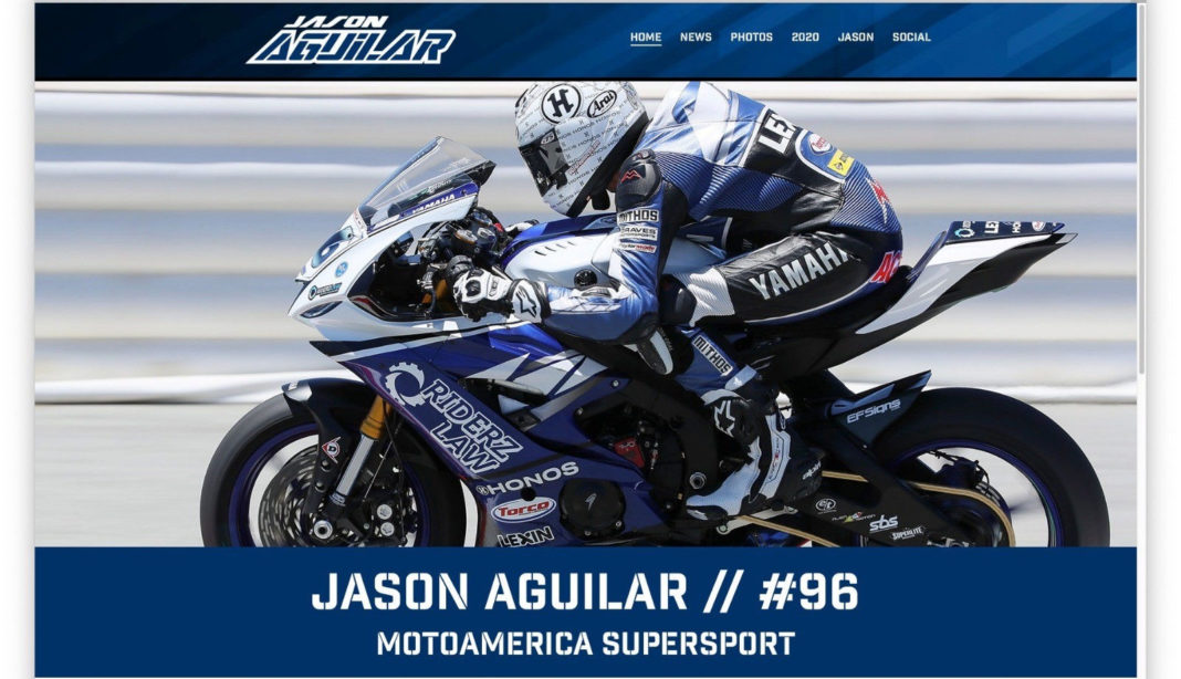 MotoAmerica: Supersport Racer Jason Aguilar Launches New Website ...
