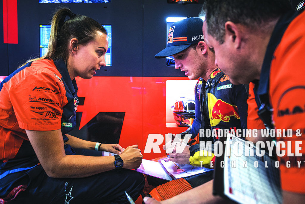 Jenny Anderson, Red Bull KTM MotoGP Electronics Engineer, In The March ...