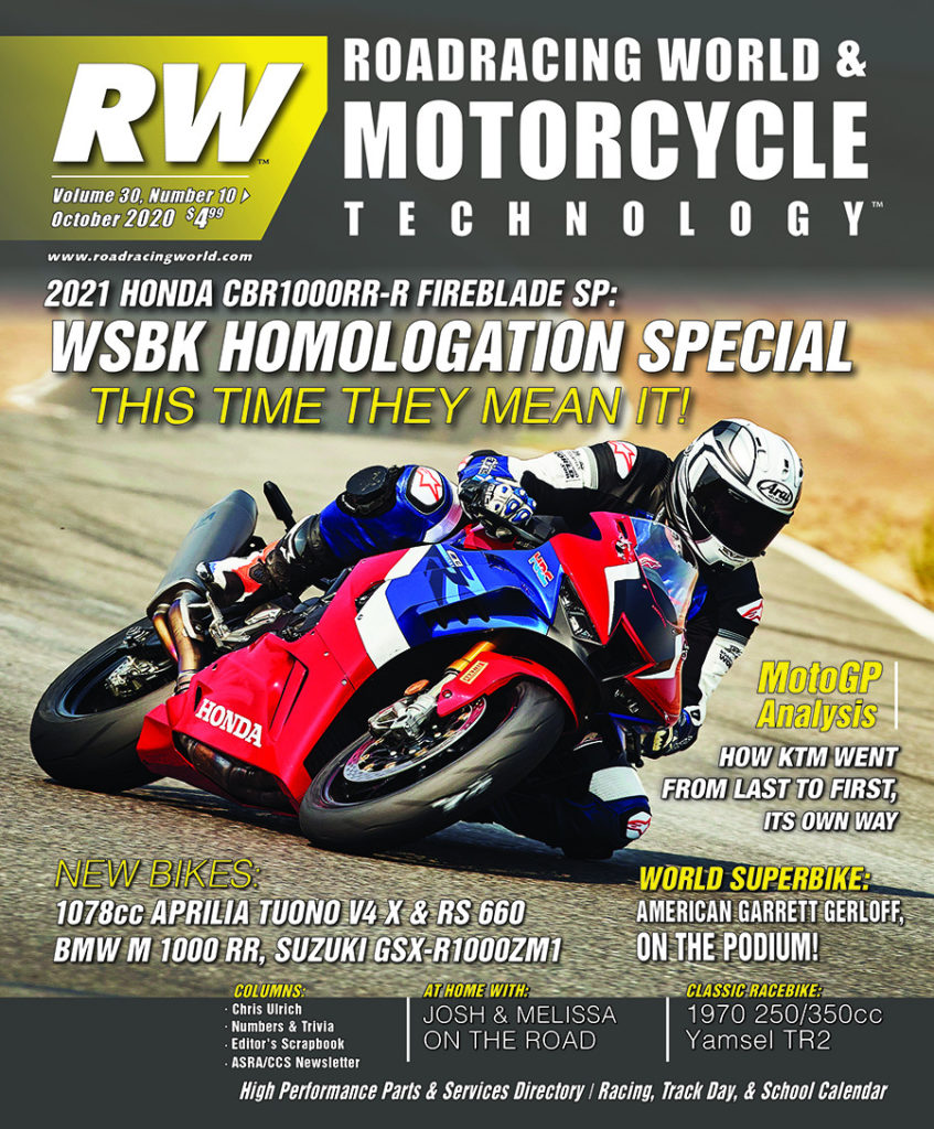 October 2020 - Roadracing World Magazine | Motorcycle Riding, Racing ...