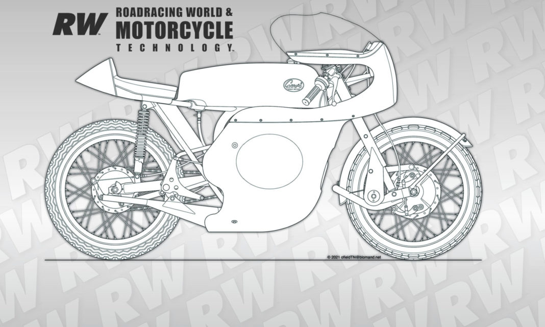 Historic Racebike Illustrations: 1966 Greeves Silverstone - Roadracing ...