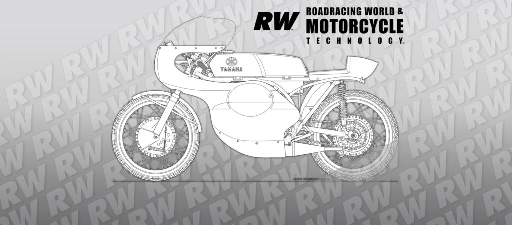 Historic Racebike Illustrations: 1964 Yamaha RD56, In The October Issue ...
