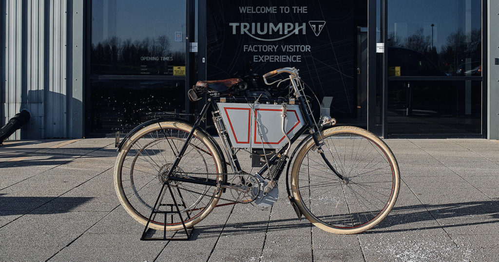 Triumph Discovers 1901 Prototype Of Its First Motorcycle - Roadracing ...