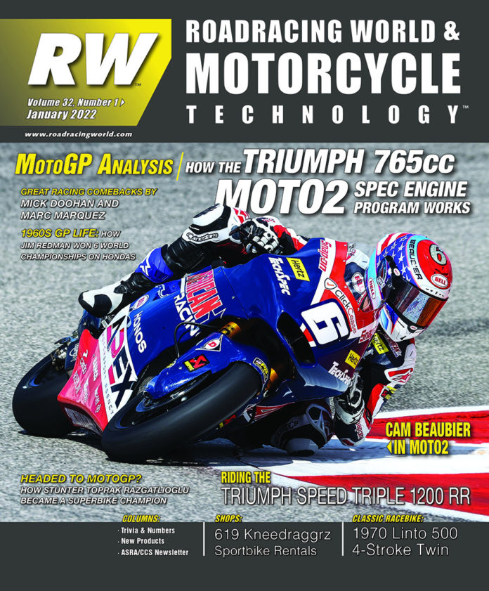 January 2022 - Roadracing World Magazine | Motorcycle Riding, Racing ...
