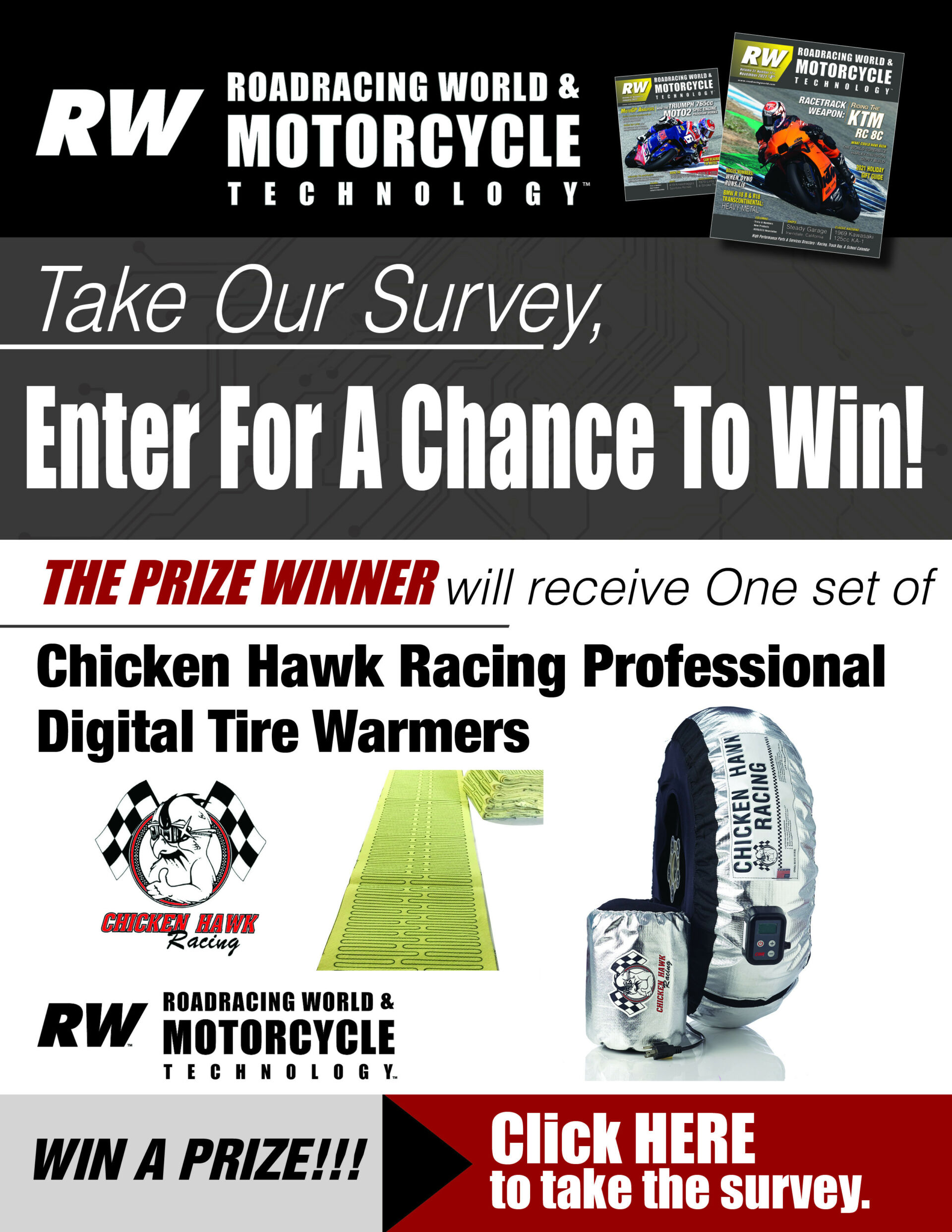 Kopp Wins Chicken Hawk Racing Tire Warmers In Survey P4 - Roadracing ...