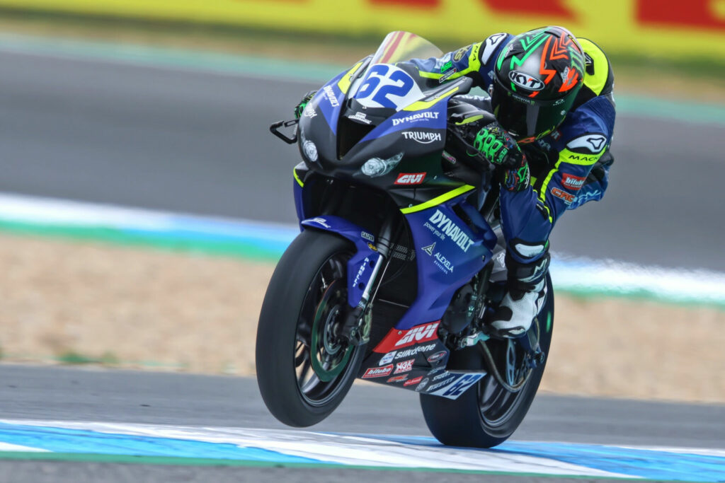 World Supersport: Manzi Puts Triumph On Top In FP1 At Misano ...
