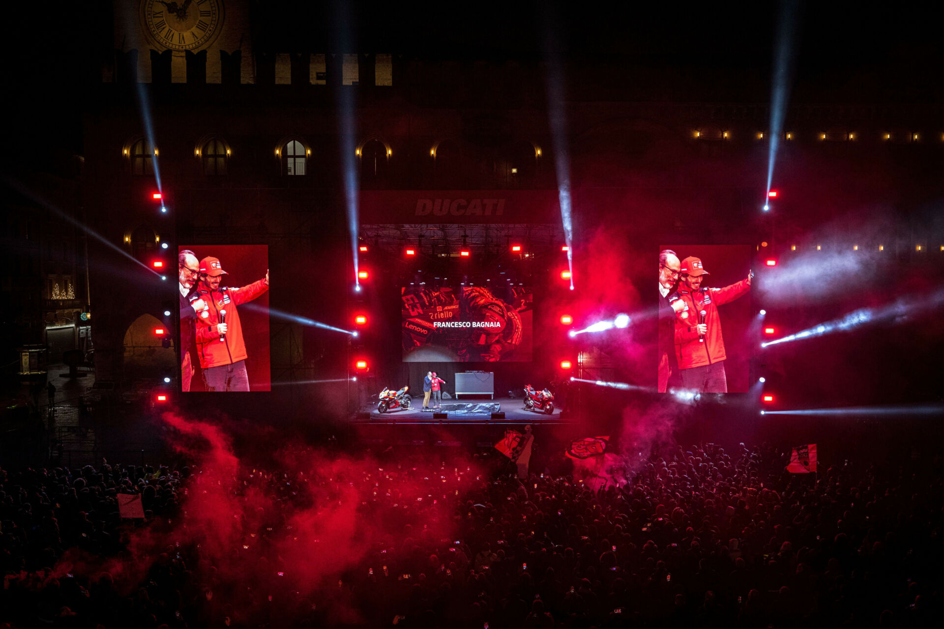 Ducati Celebrates "Perfect Season" In Bologna (Includes Video ...