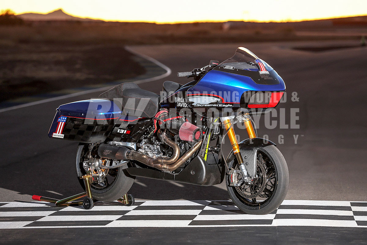 MotoAmerica: Riding Harley-Davidson's Road Glide 131R Bagger Racebike ...