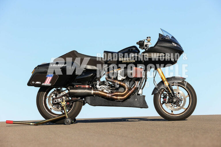 MotoAmerica: Riding Harley-Davidson's Road Glide 131R Bagger Racebike ...