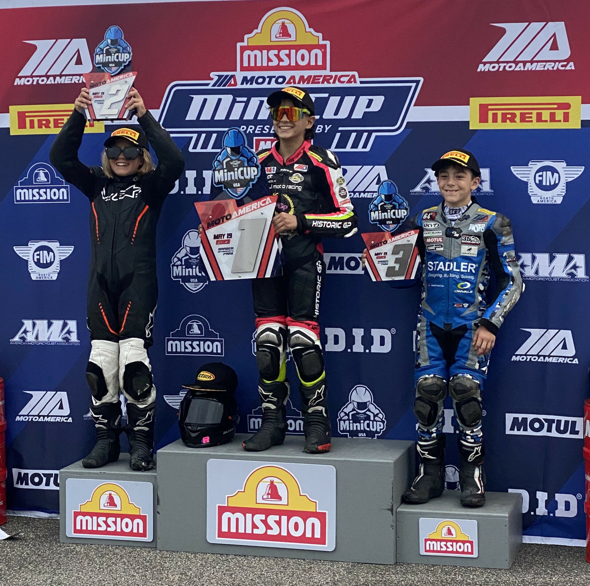 MotoAmerica: Friday's Mission Mini Cup By Motul Race Results From ...
