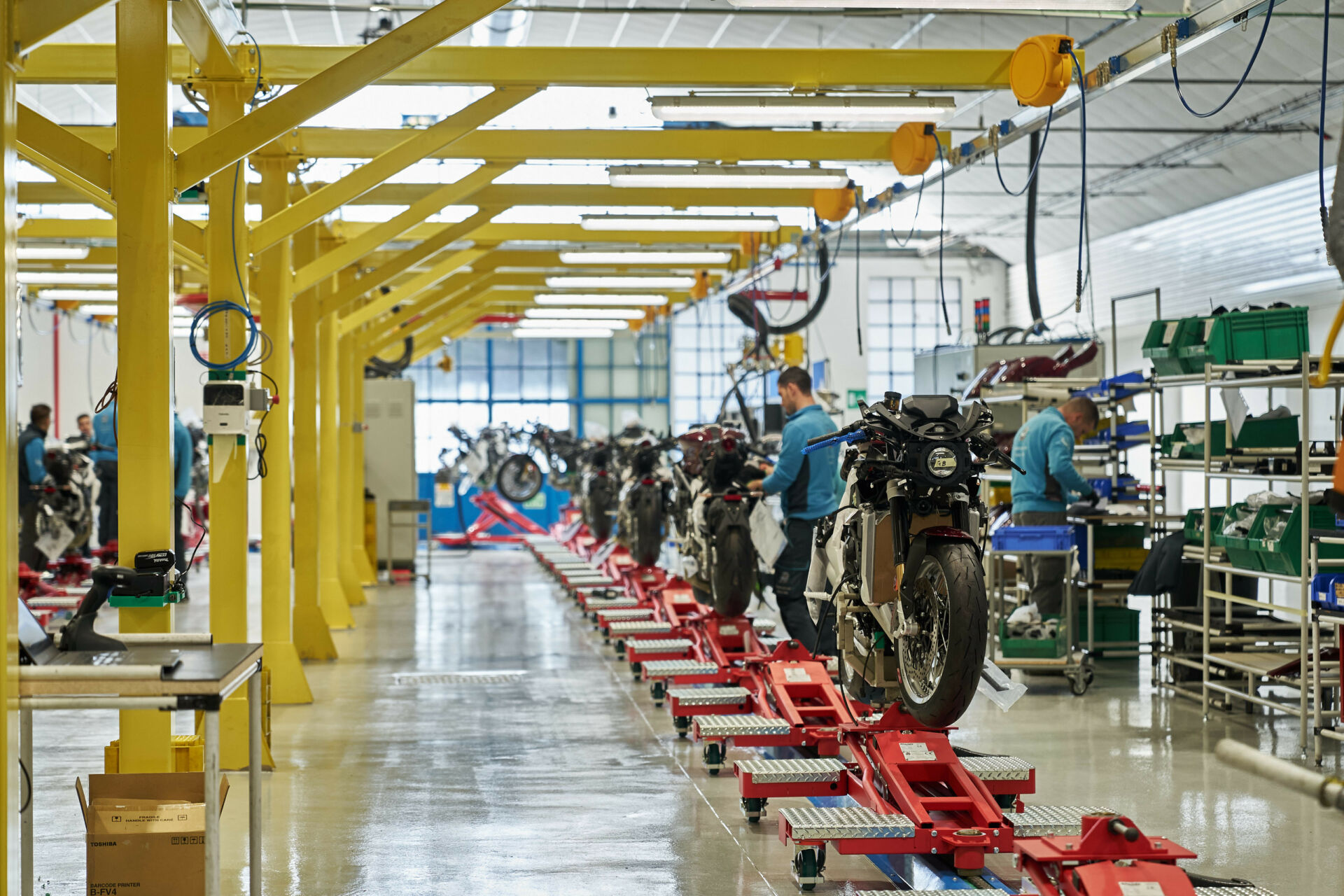 MV Agusta Celebrates New Production Line - Roadracing World Magazine ...