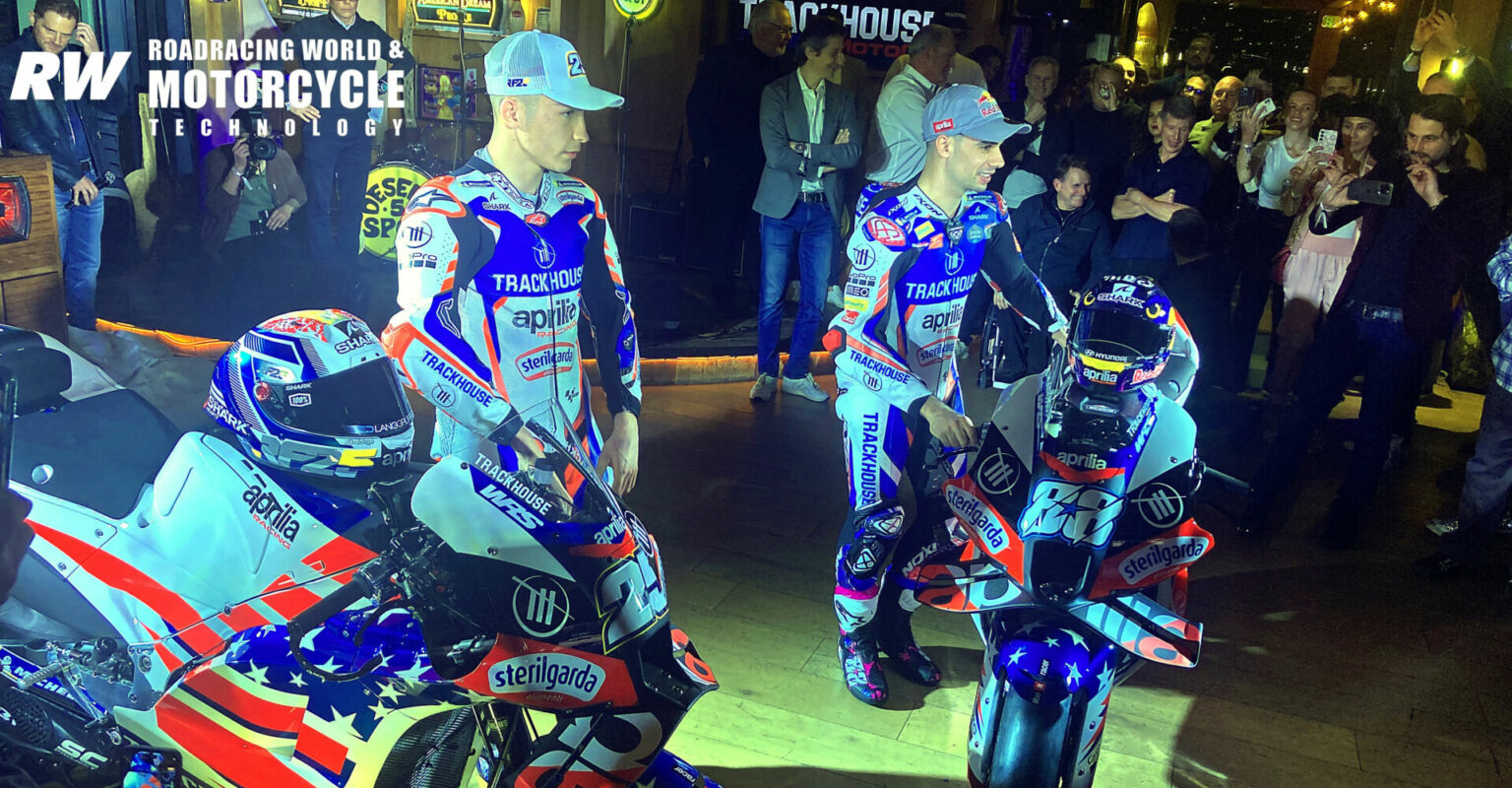 More From The Trackhouse MotoGP Launch In Hollywood - Roadracing World ...