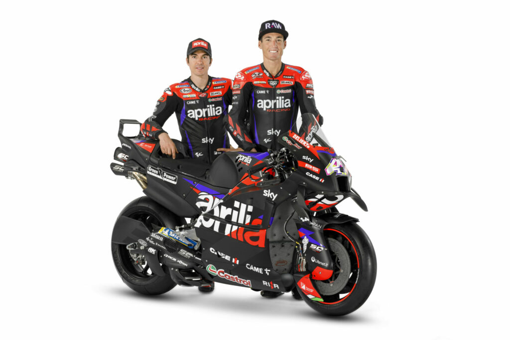 MotoGP: Aprilia Officially Introduces Factory Riders And RS-GP24 ...