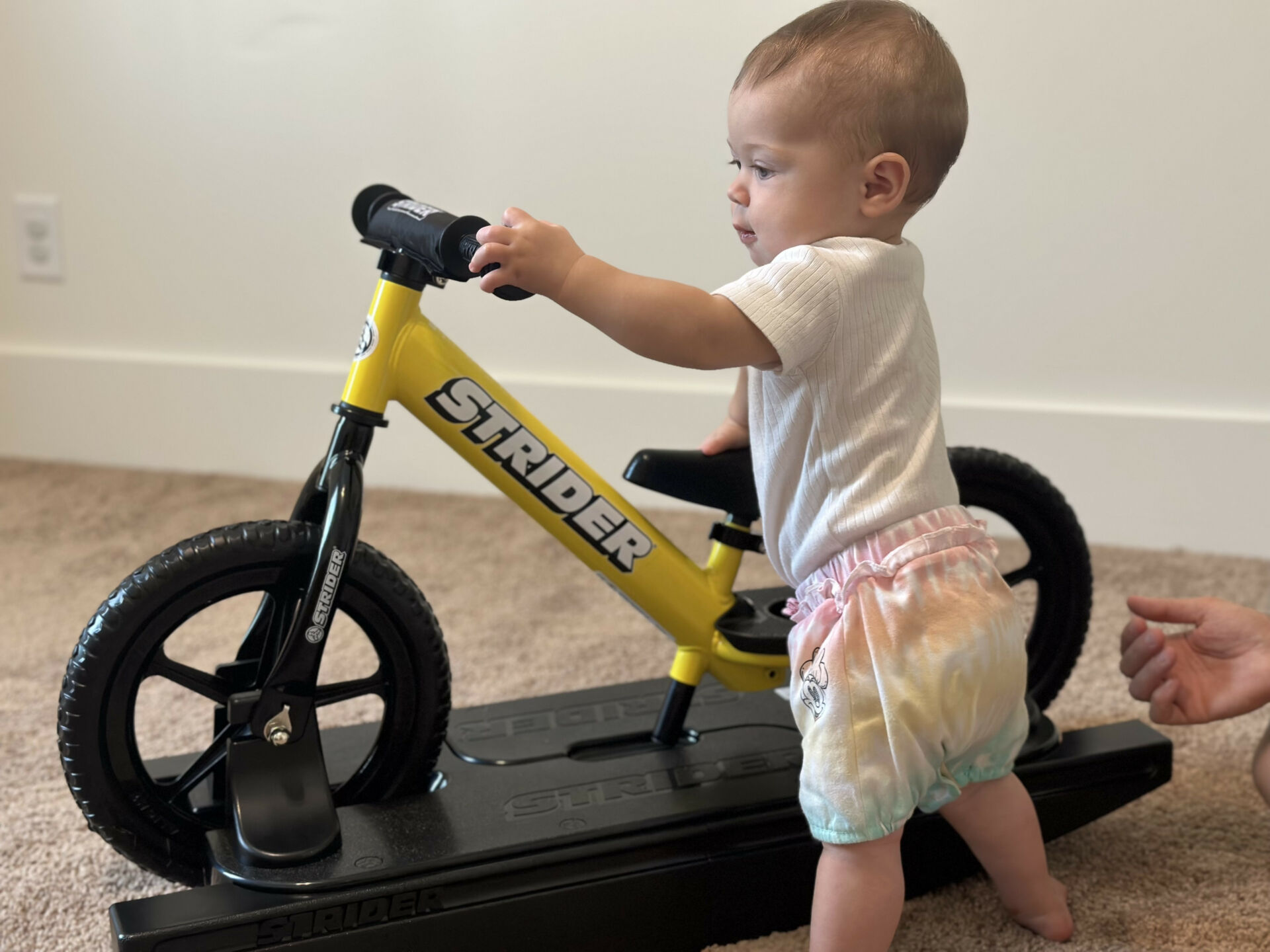 Introducing A Baby To Two-Wheeled Fun With A Strider, Part One ...