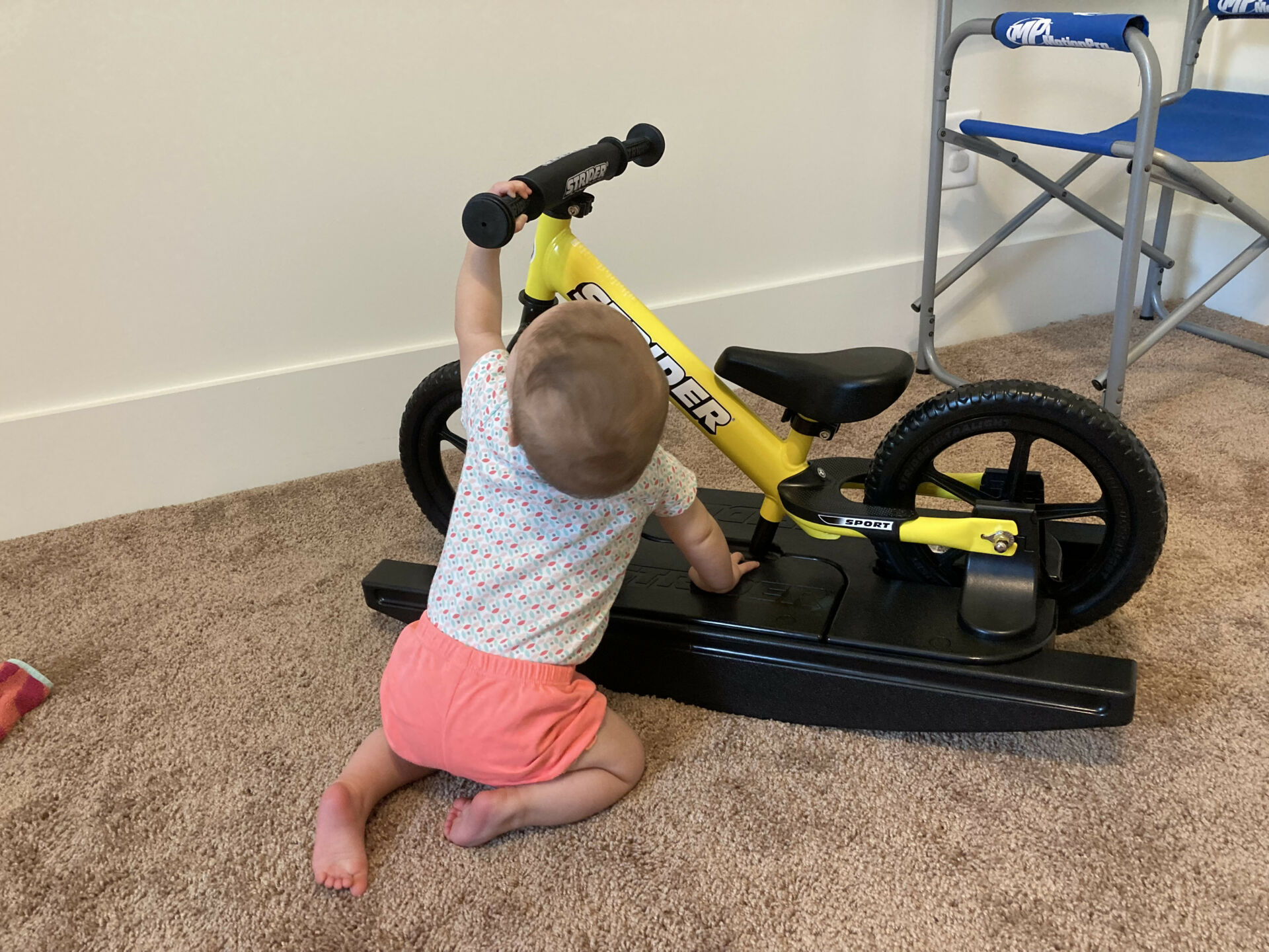 Introducing A Baby To Two-Wheeled Fun With A Strider, Part One ...