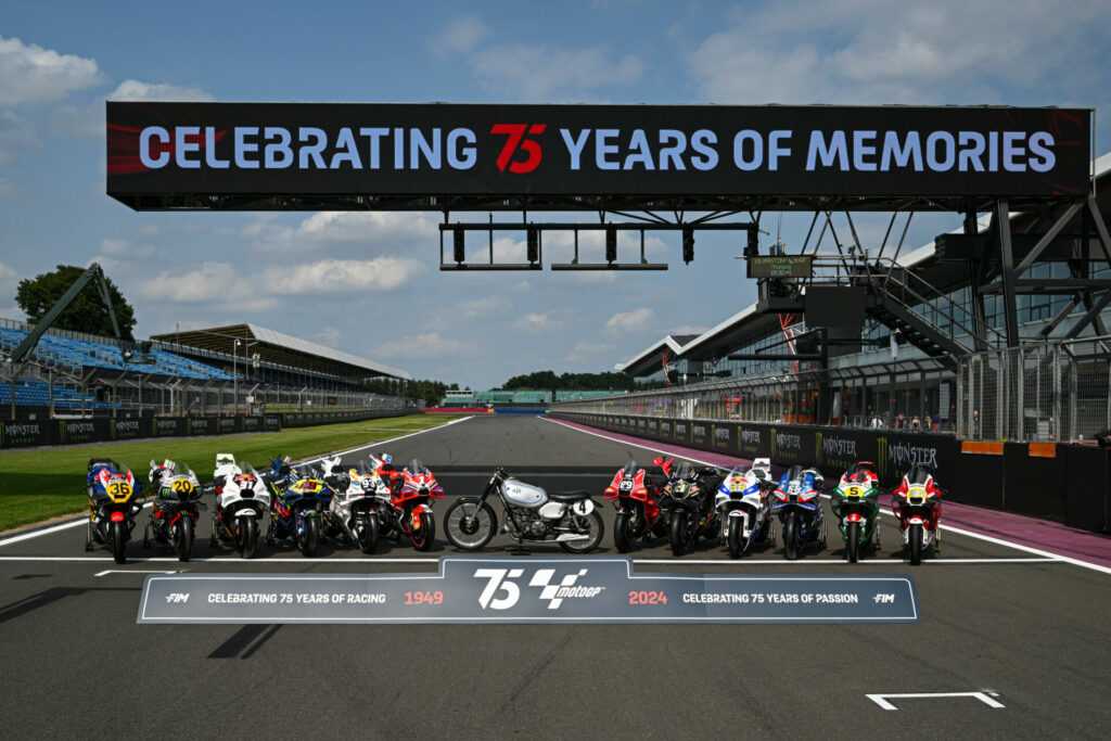 MotoGP: Teams Unveil Special 75th Anniversary Liveries At Silverstone ...
