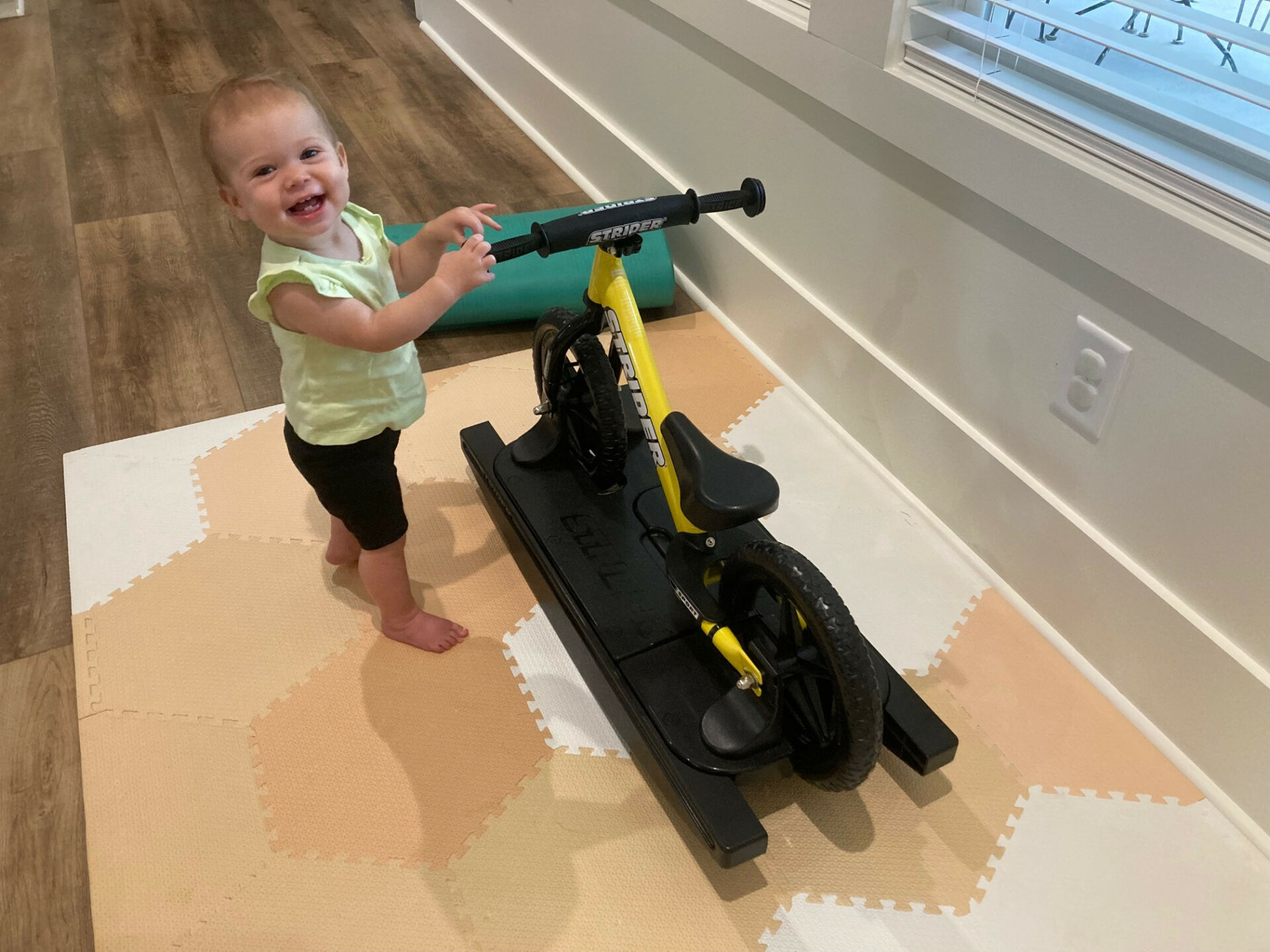 Introducing A Baby To Two-Wheeled Fun With A Strider, Part Two ...