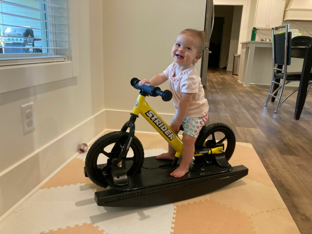 Introducing A Baby To Two-Wheeled Fun With A Strider, Part Two ...
