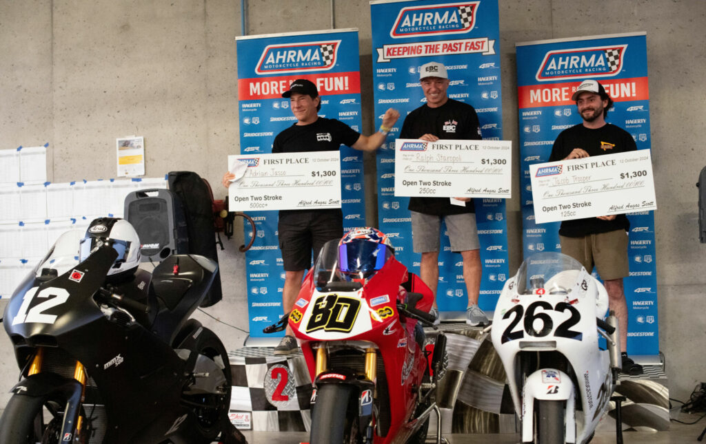 Barber Vintage Festival: AHRMA Open Two-Stroke Race Paid Cash ...