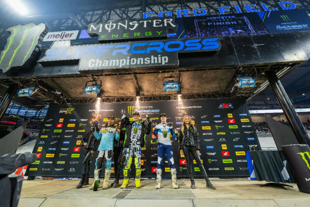 Supercross: Results From Detroit - Roadracing World Magazine ...