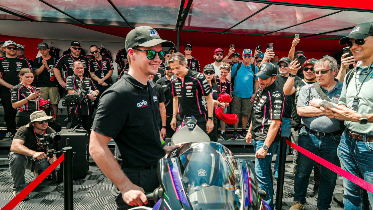 MotoAmerica: Ventura Racing Aprilia RSV4 1100 In Stock 1000 ...