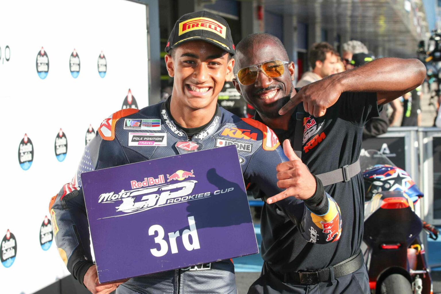 Red Bull Rookies Cup : American Kristian Daniel Jr. On The Podium At ...