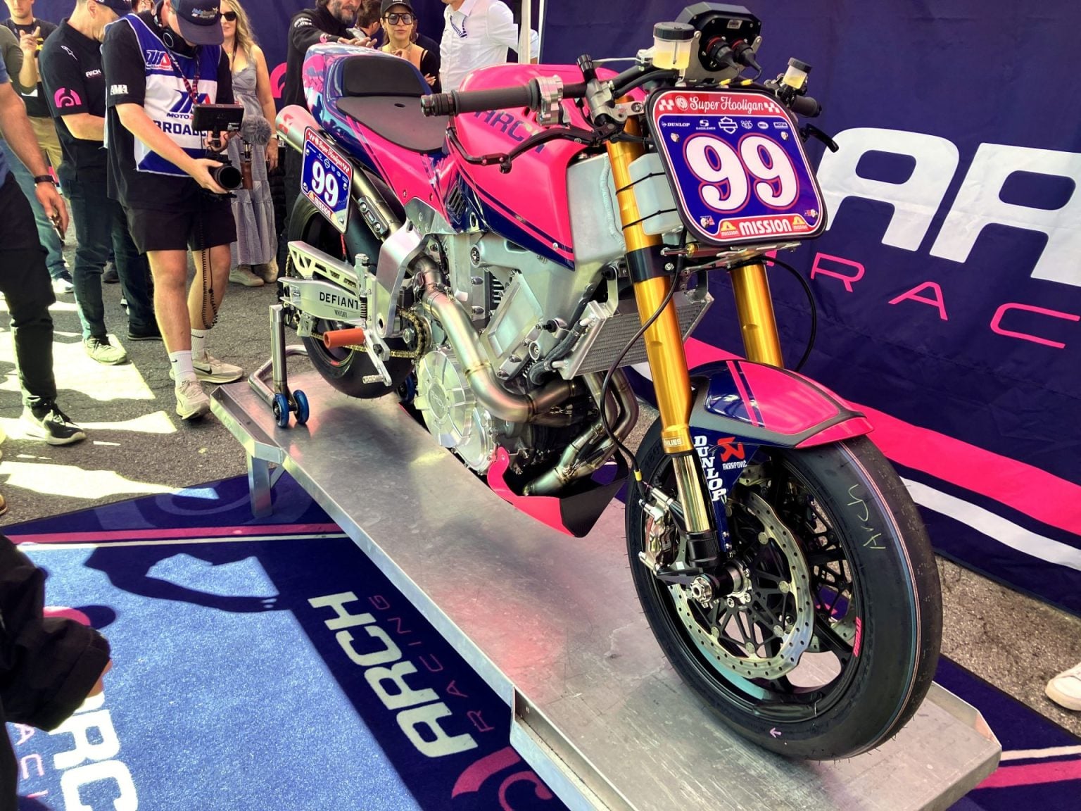 MotoAmerica: ARCH Intros New Hooligan Racebike (Updated With Video) - Roadracing World Magazine ...