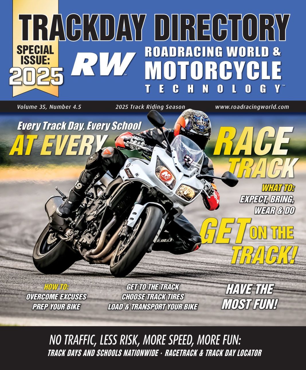 2025 Trackday Directory - Roadracing World Magazine | Motorcycle Riding ...