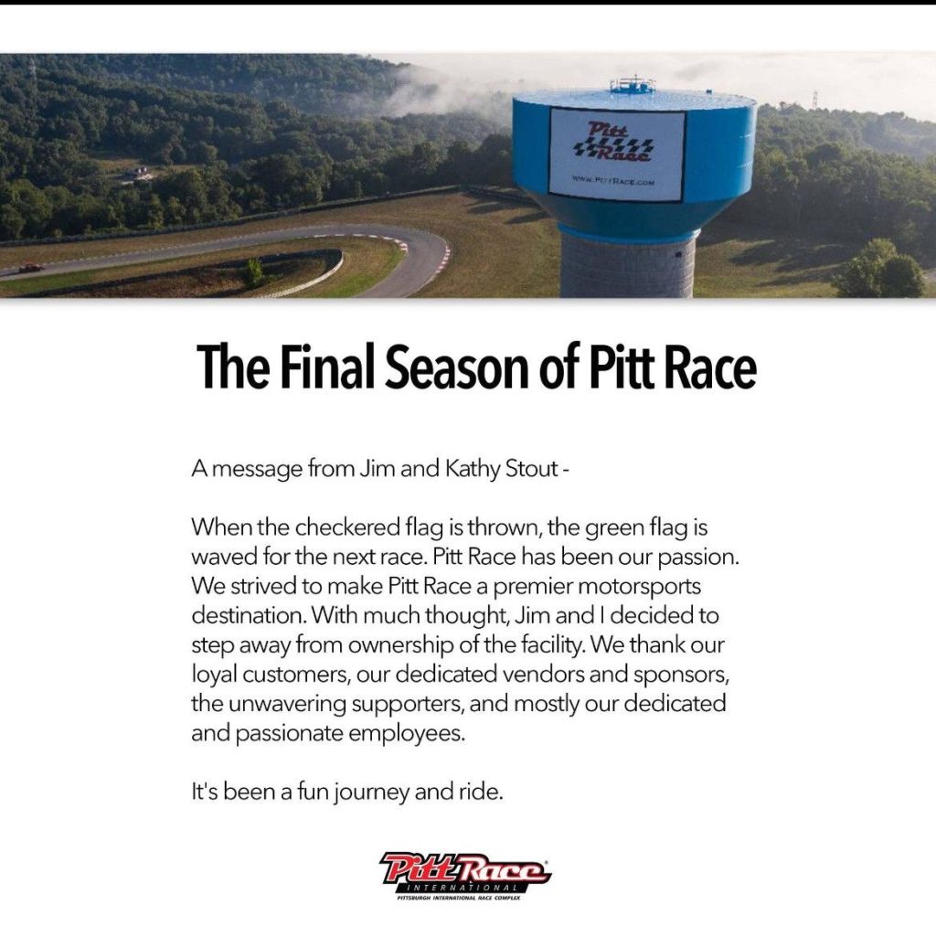 Pittsburgh International Race Complex Closing - Roadracing World ...