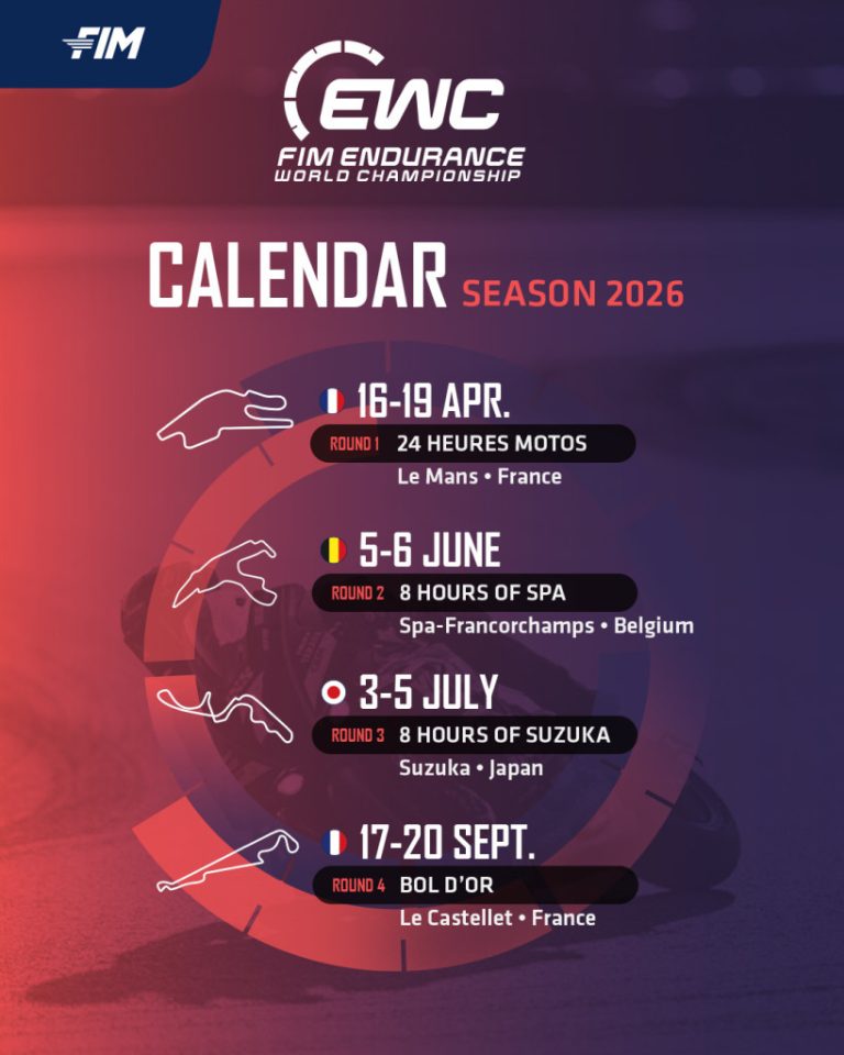 EWC: 2026 World Endurance Calendar Unveiled - Roadracing World Magazine ...